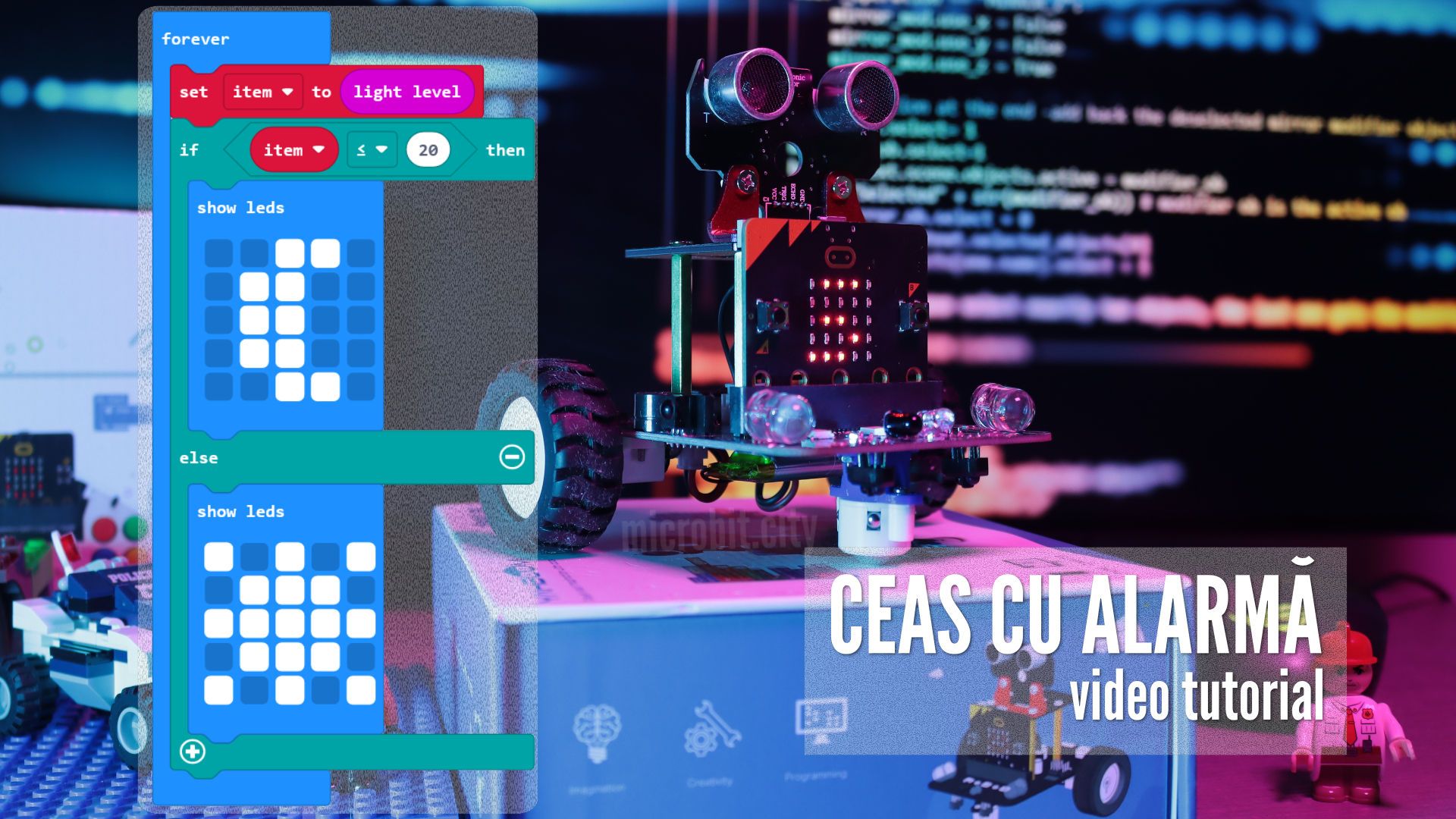 Alarm Clock (Ceas cu alarmă), micro:bit - Microbit.City